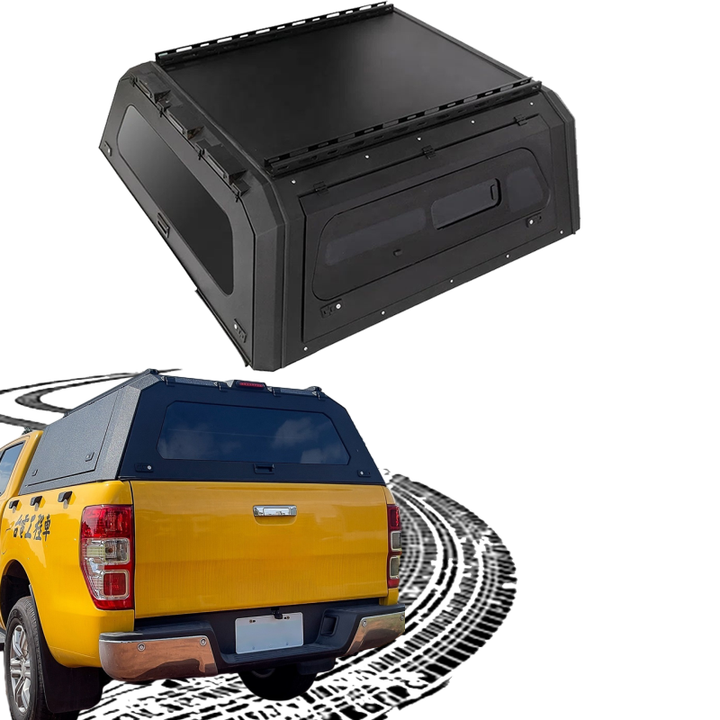 4x4 Pickup Truck Aluminum Alloy Black Hardtop Canopy for Ford Ranger T6 ...