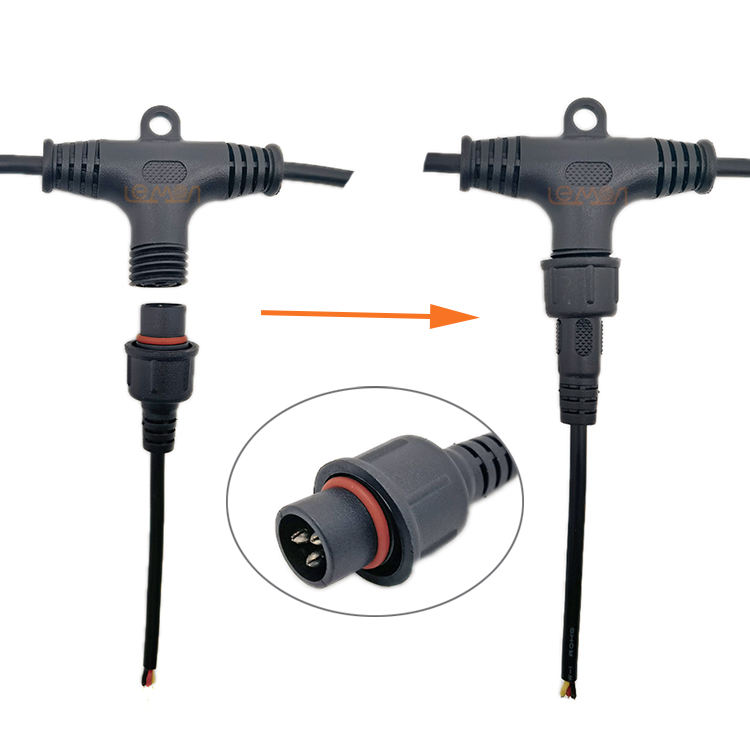 4 Pin 2 Pin Male/Female IP65-IP68 Waterproof PVC/Rubber/Nylon Connector ...
