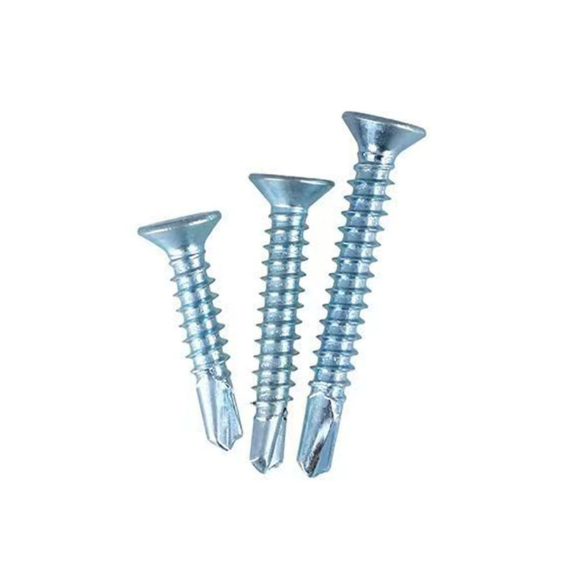 Blue-and-White Galvanized Nickel Metric Round Head Standard Thread ...