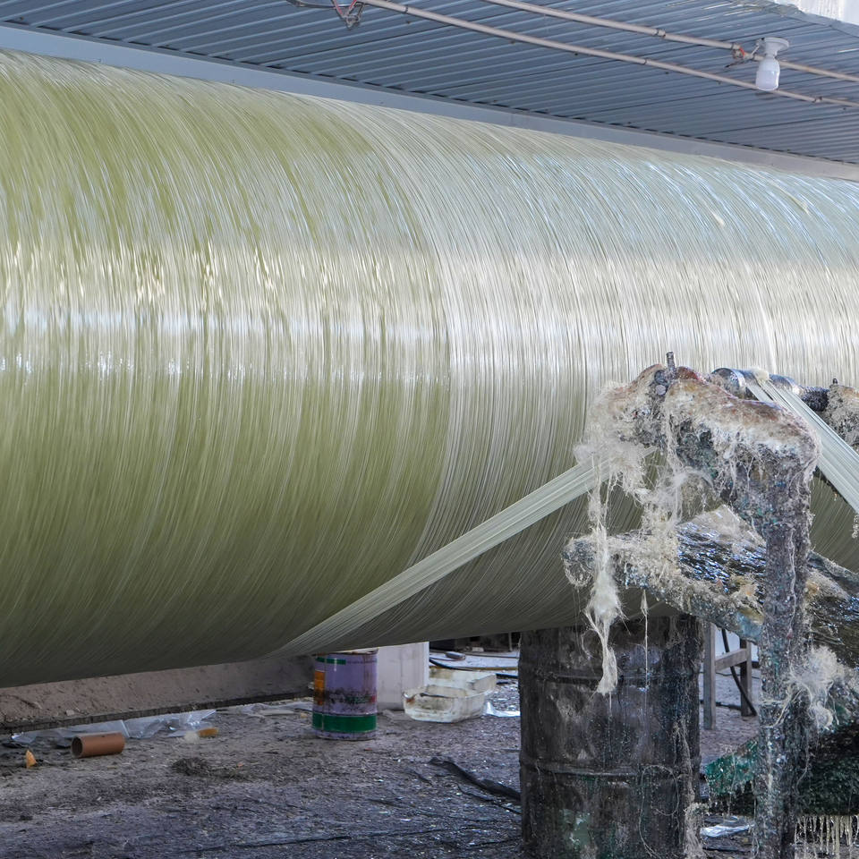 FRP Round Pipe and High-strength Glass Fiber Pipes Are Used for Water ...