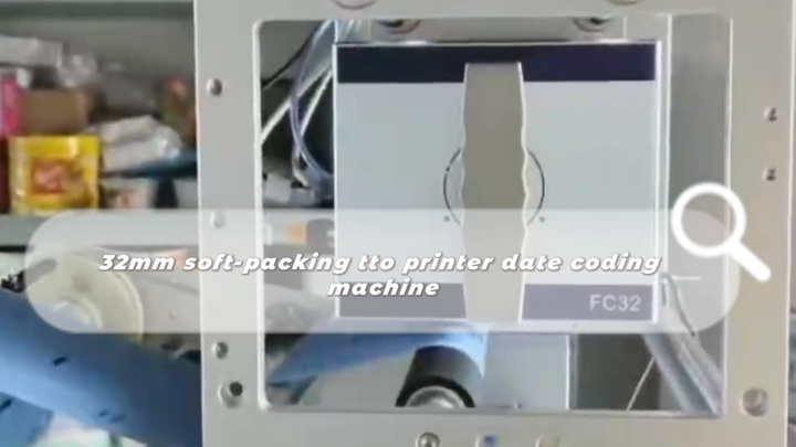 Hot Sale Automatic Qr Bar Code Date Printer Thermal Transfer Coder 32mm Printhead Tto Printer ...