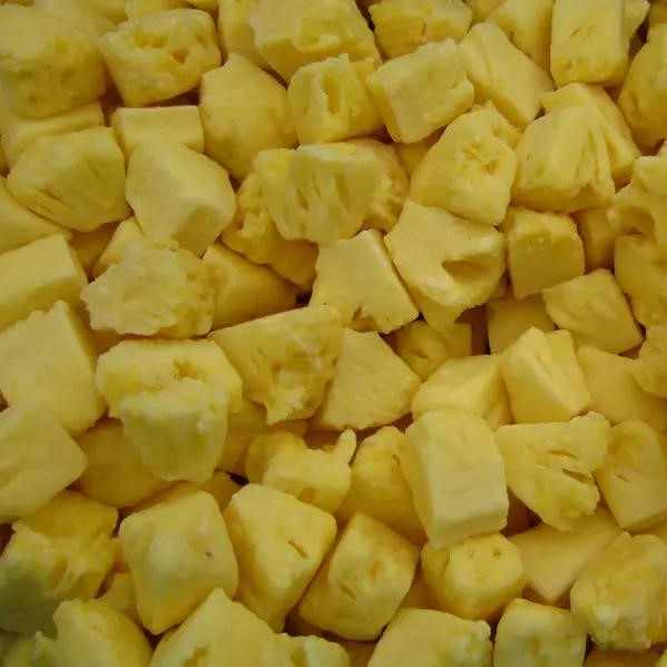 High Quality Bulk Packaging IQF Frozen Pineapple Fruit Dices and Chunk ...