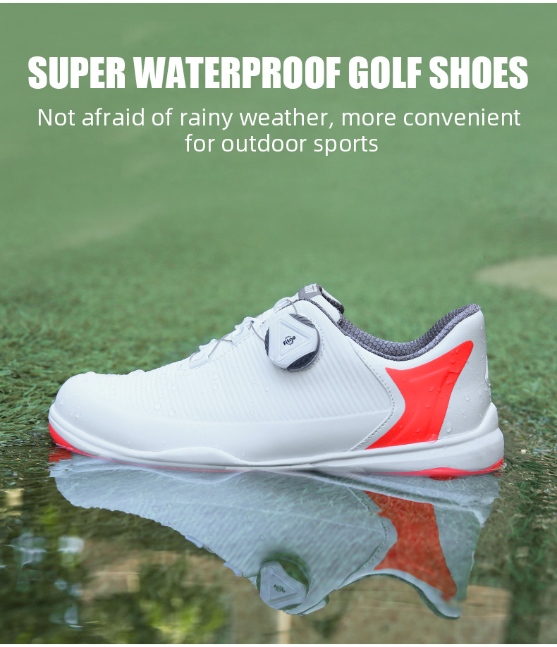 PGM XZ192 women locking non slip golf shoe waterproof lightweight golf ...