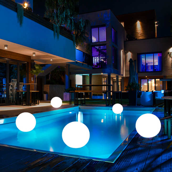 Hot Selling IP68 Water Decorative Floating Pool Light Variable LED Ball ...