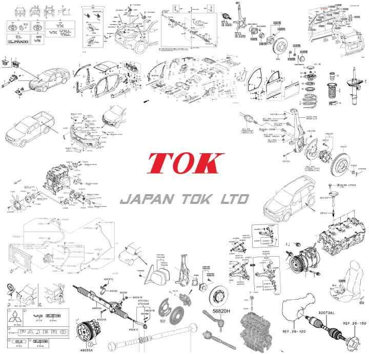 TOK Wheel Hub Japanese Original Car Part Low Noise Heavy Duty Long ...