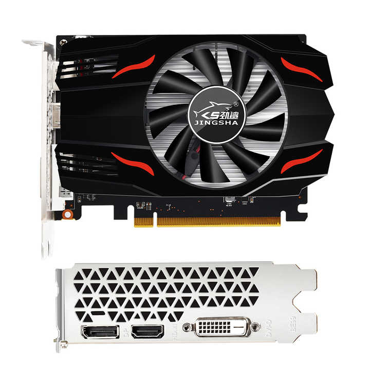 Large Fan Graphics Cards AMD RX550 4G DDR5 GPU Video Card with DP/DVI ...