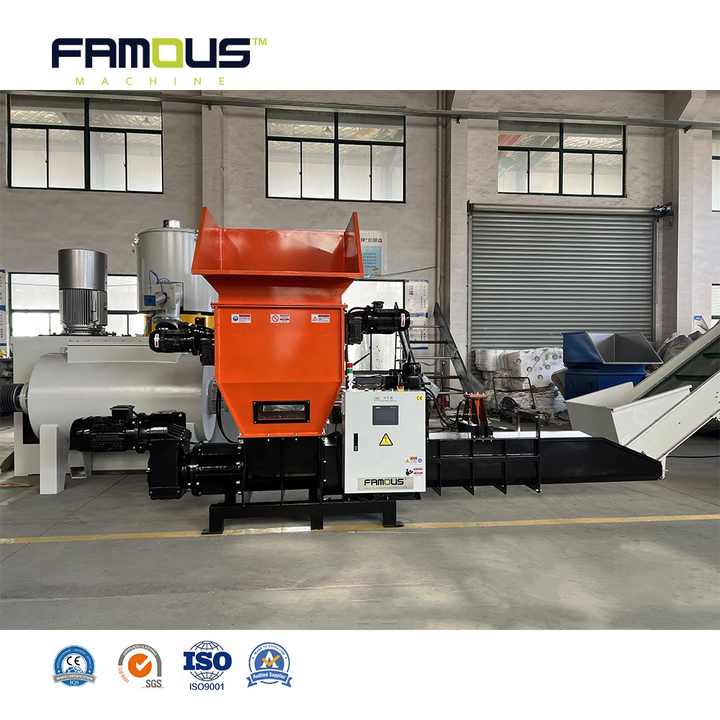 Styrofoam Concrete Block Screw Press Machine Foam EPS Recycling ...
