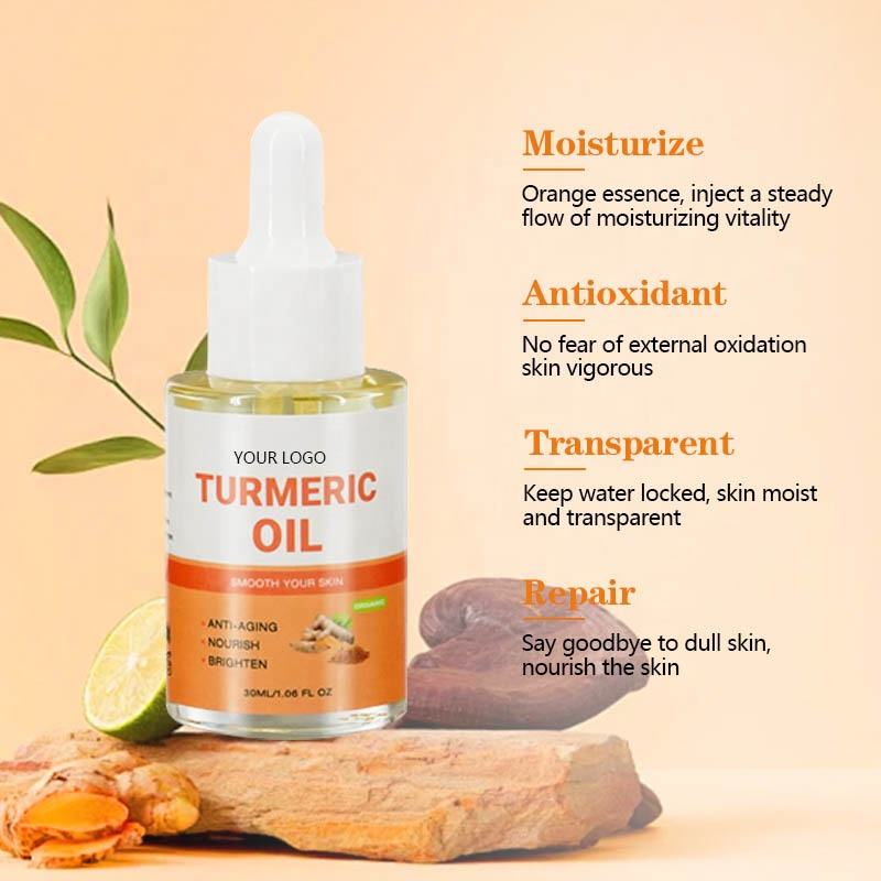 30ml Private Label Turmeric Oil Brightening Skin Whitening Face Dark ...