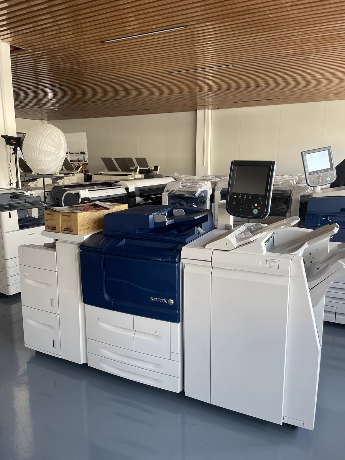 Potente impresora copiadora xerox d95 moderno para una rápida ...