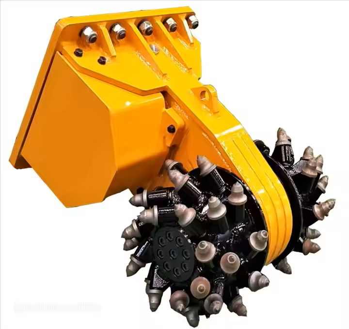 NEW High Quality Excavator Drum Cutter Durable With Motor Engine ...