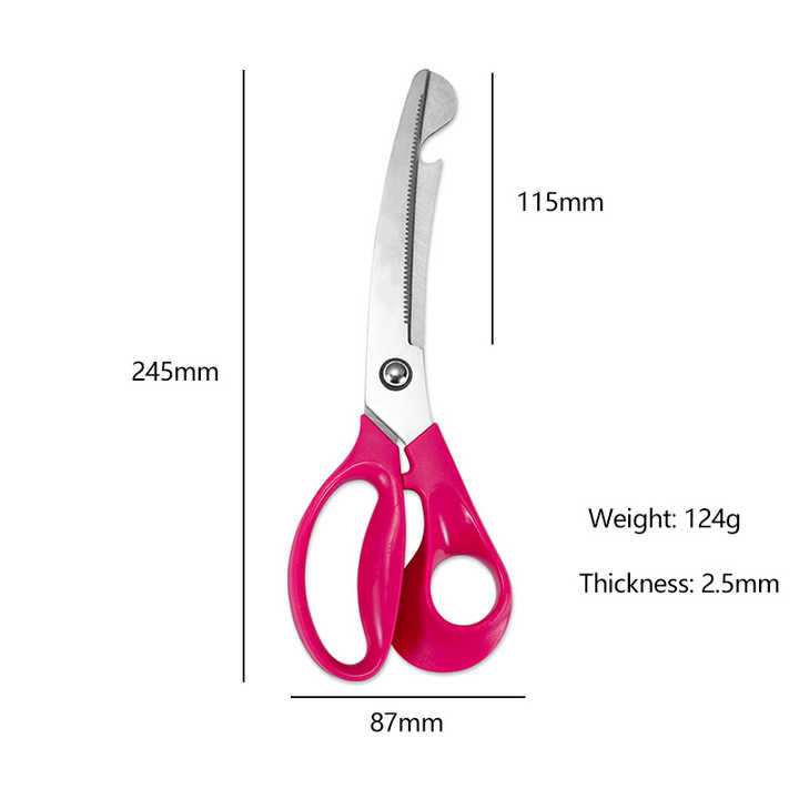 Multipurpose Korean Kitchen Barbecue Scissors Smooth Stainless Steel ...