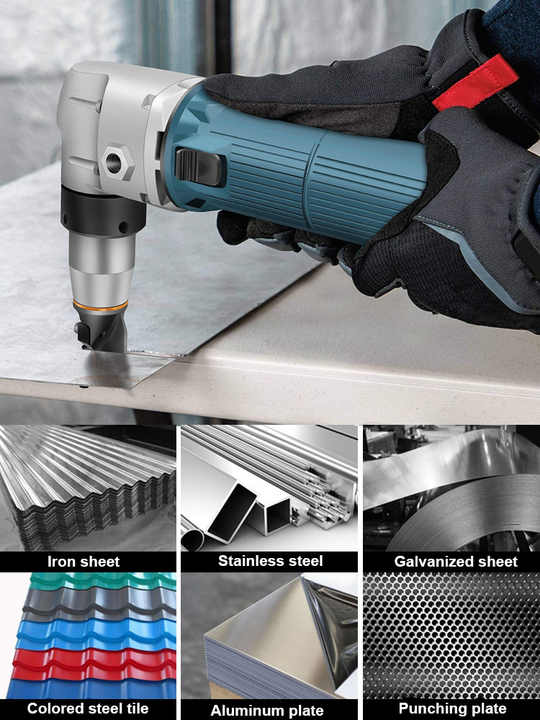 Electric Scissor Metal Sheet Cutter - 500W Cutting Capacity
