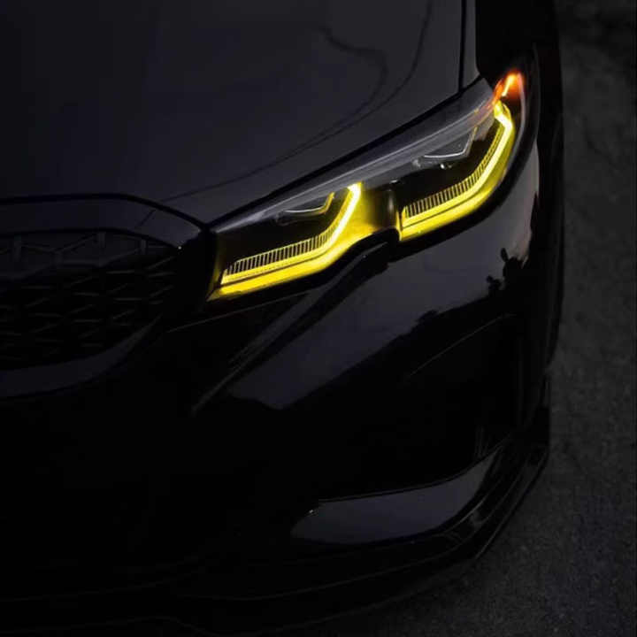 SJC Auto Yellow DRL Module for BMW G20 3 Series G28 M340i 330i LASER DRL Yellow LED Board Module ...