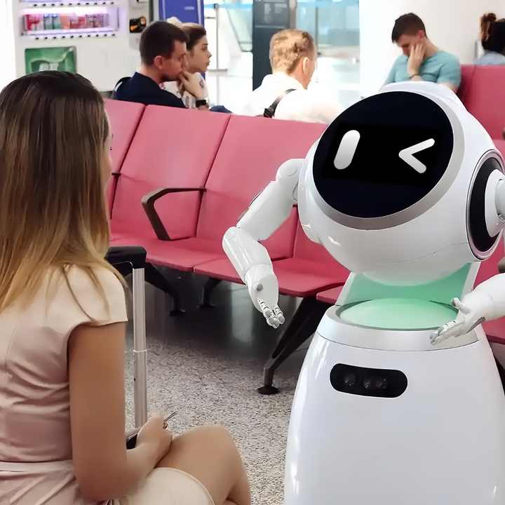 UBTECH Cruzr 1s AI Service Robot - Smart Guide for Hotels
