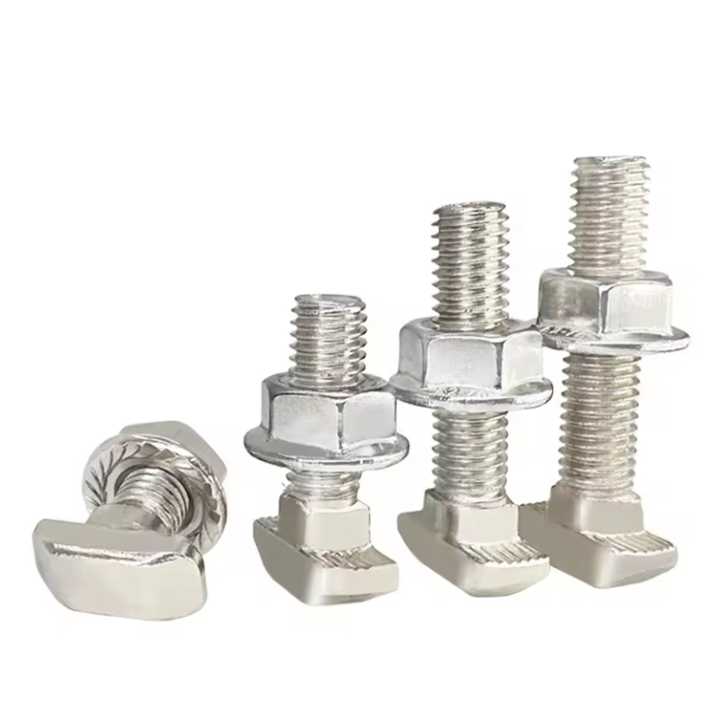 T Slot Bolt Screw Fastener M5 M6 M8 Carbon Steel Stainless Steel ...