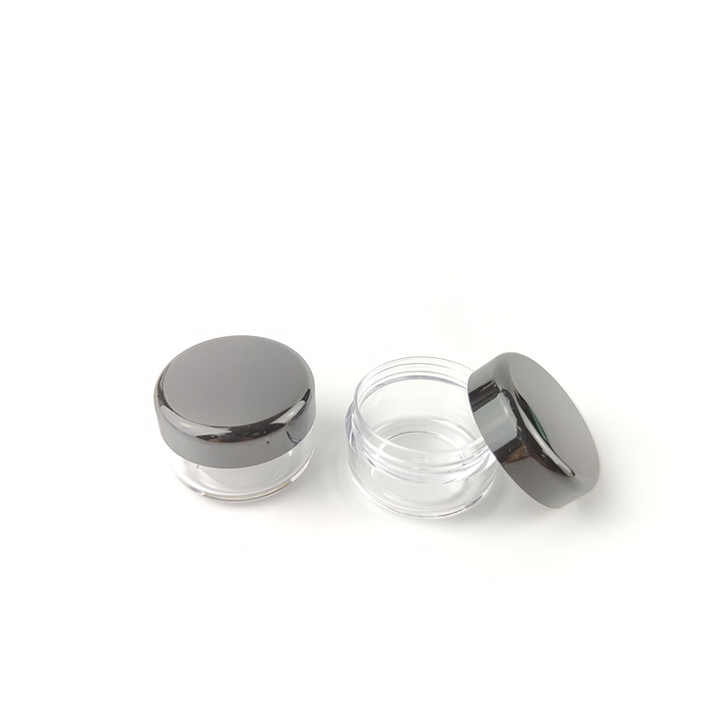 BPA-Free Tiny 5g Plastic round Pot Travel Cosmetic Sample Container for ...