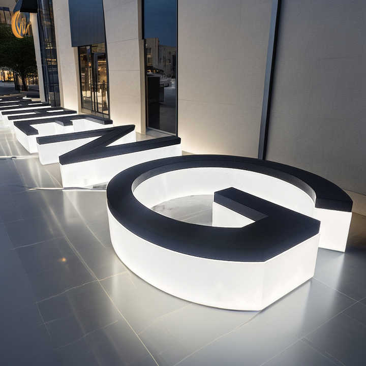 Custom Size PVC Acrylic 3D Channel Letter Signs for Outdoor Advertising