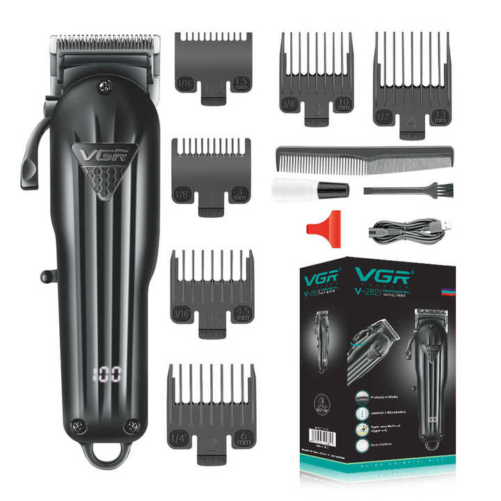 VGR V-282 Adjustable Hair Cutting Machine Cordless Trimmer Men ...