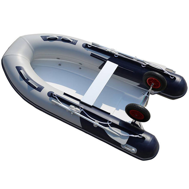 9ft Factory Outboard RIB Dinghy PVC Hypalon Rigid Boat Steel-made ...