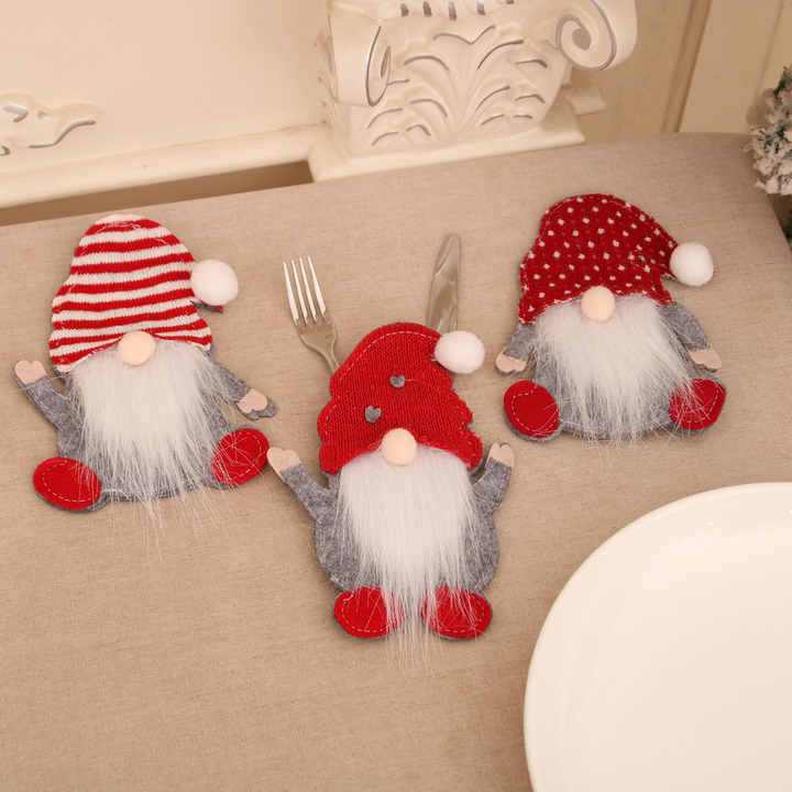 New dwarf knife and fork set faceless old man knife and fork bag ...