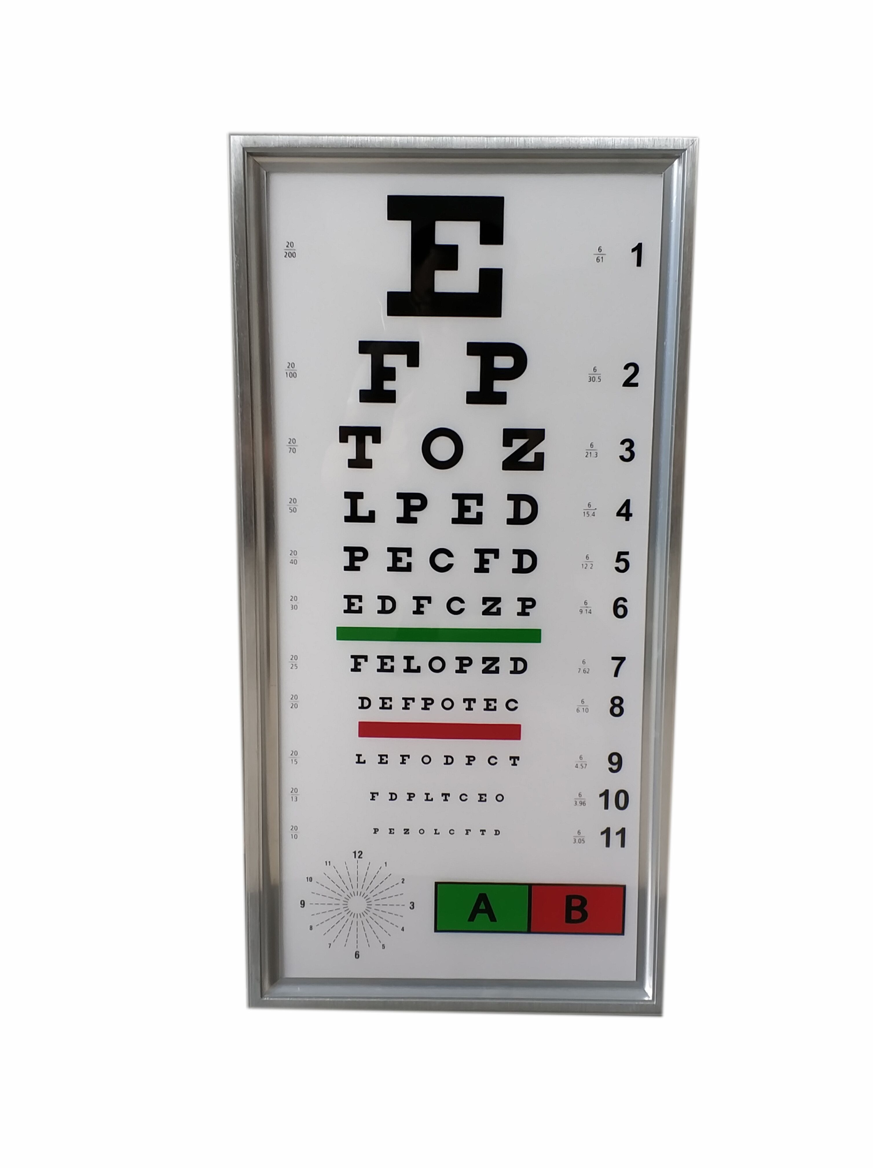 LED Snellen Charts - Precision for Eye Tests & More