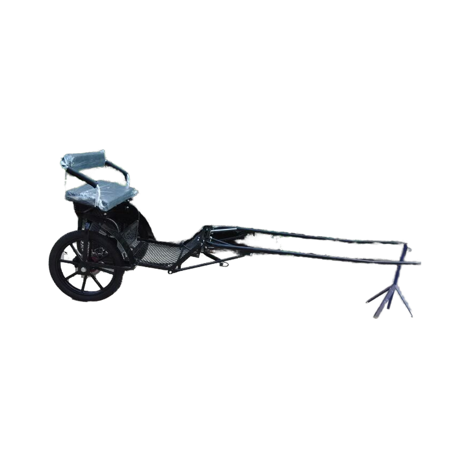 Steel Sulky Cart with Pneumatic Wheels for Equestrian Training ...
