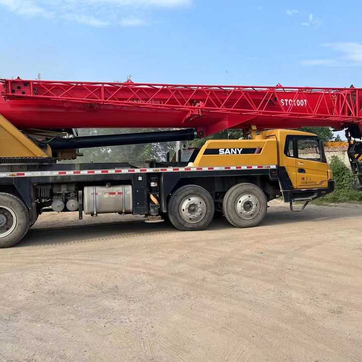 Sany 75 ton telescopic boom cargo mobile truck crane stc750 for sale ...