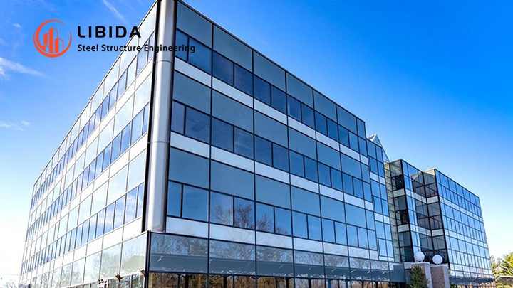 Design 4s Showroom Multi Storey Shopping Mall Prefabricated Light Steel ...
