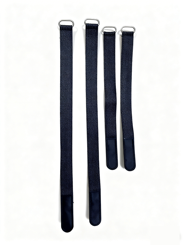 DANSKY Self-Adhesive Adjustable Black Nylon Battery Straps Hook Loop ...