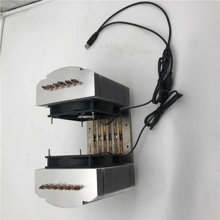 Innovative Heat Pipe Cooling System Copper Cpu Radiator Led Fan Heat ...