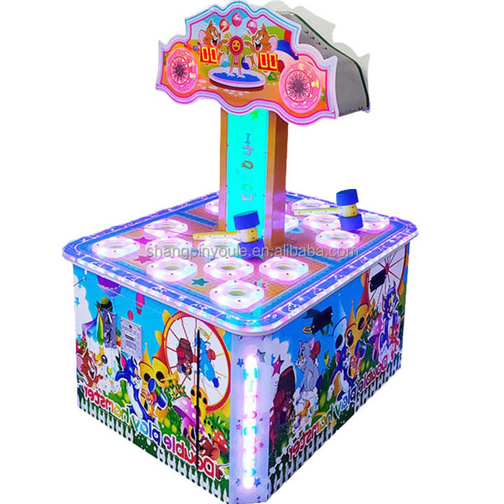 Indoor Hammer Coin Operated Hammer Frog Hitting Game