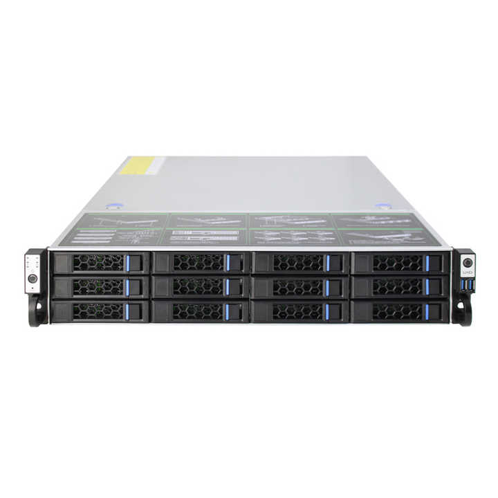 OEM/ODM E-ATX 2U Server Chassis 12 Hard Drive Hot-swappable Storage ...