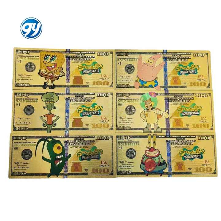 Ganyuan Anime Coin Gold & Silver Plaque - Customizable OEM/ODM