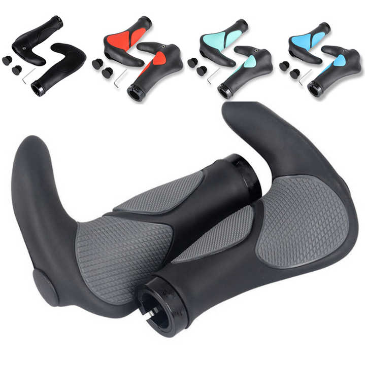 Rubber Integrated Cycling Ergonomics Bicycle Handlebar Grips