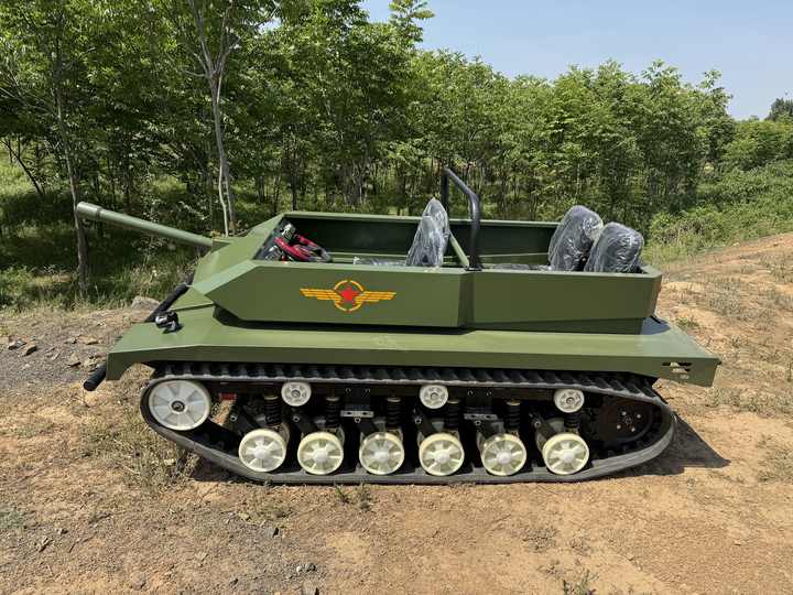 Wholesale 1-4 Seat Crawler Amusement Electric Big Tanks All Road Tank ...