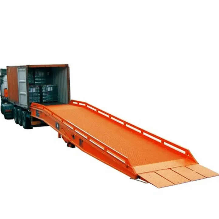 Ramp Unload Ramps Trackless Transfer Vehicle Trailer Ramp Transfer Car ...