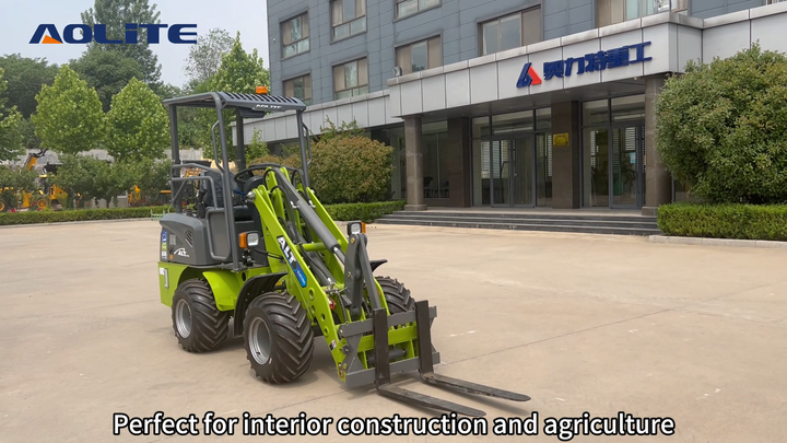 AOLITE E606 Electric Mini Wheel Loader - 650kg Rated Load