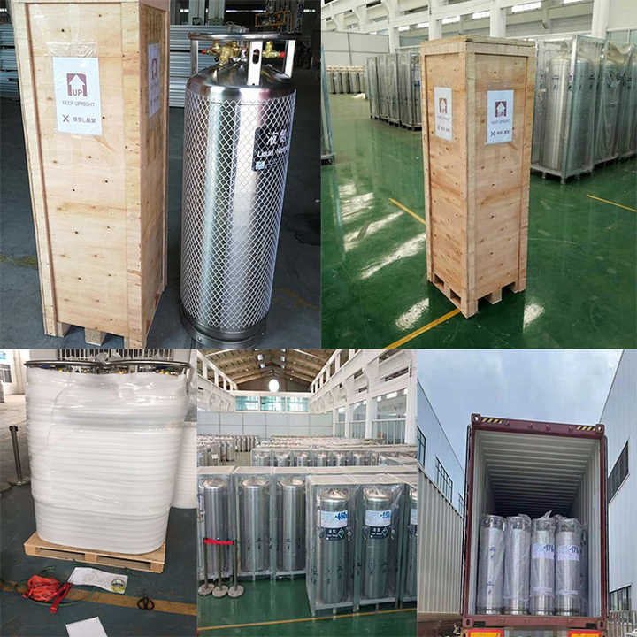 175L 2.0MPa Nitrogen Vgl Gas Bottle Dewar Tank Cryogenic Gas Cylinder Dewar For Lox Lin Lar Lco2 ...