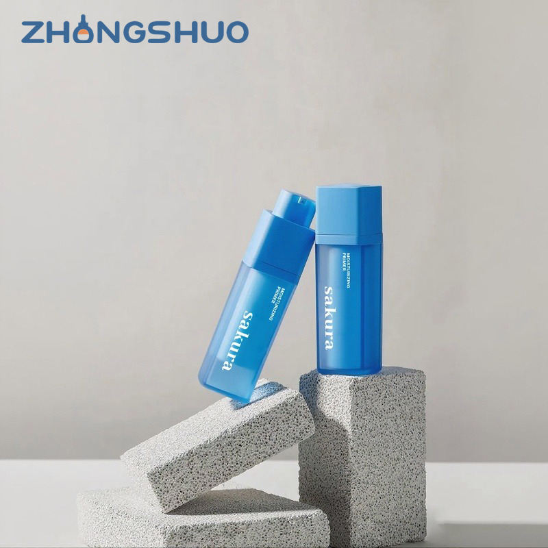 Custom Luxury Square Plastic Rotating Airless Lotion Serum Pump Bottle ...