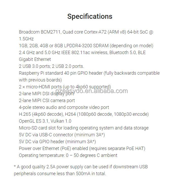 Raspberry Pi 4 Model B - 4GB Products from Guangzhou Yi Si Du ...