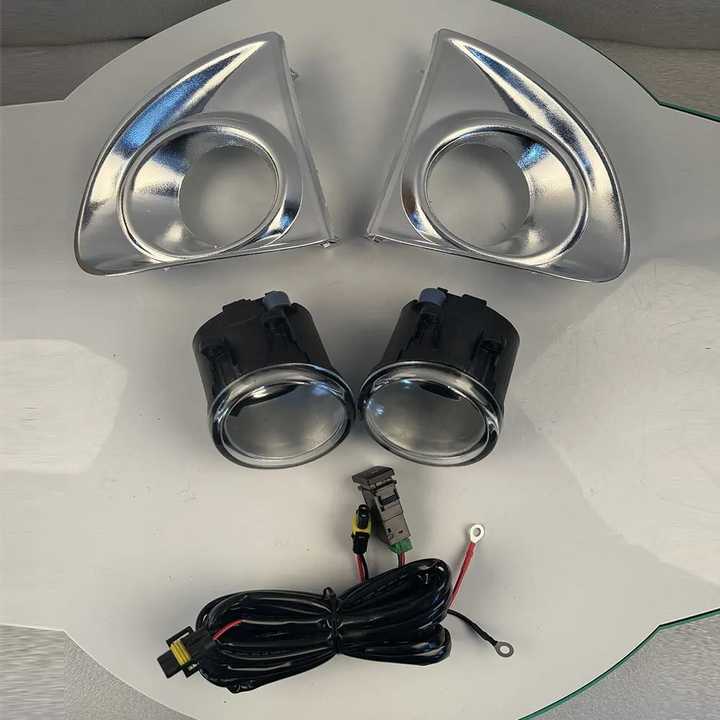 A Set Fog Lights for Toyota corolla Fielder Axio 2011-2015 Front Bumper ...