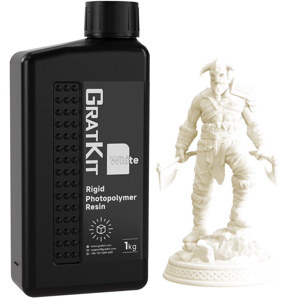 GratKit Ultra HD 3D Printer Synthetic Rigid Photopolymer 1000g Low Odor ...