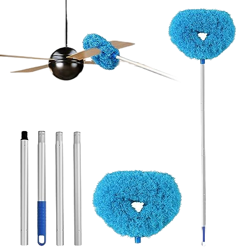 Microfiber Ceiling Fan and Furniture Broom Cleaner Duster With Feather ...