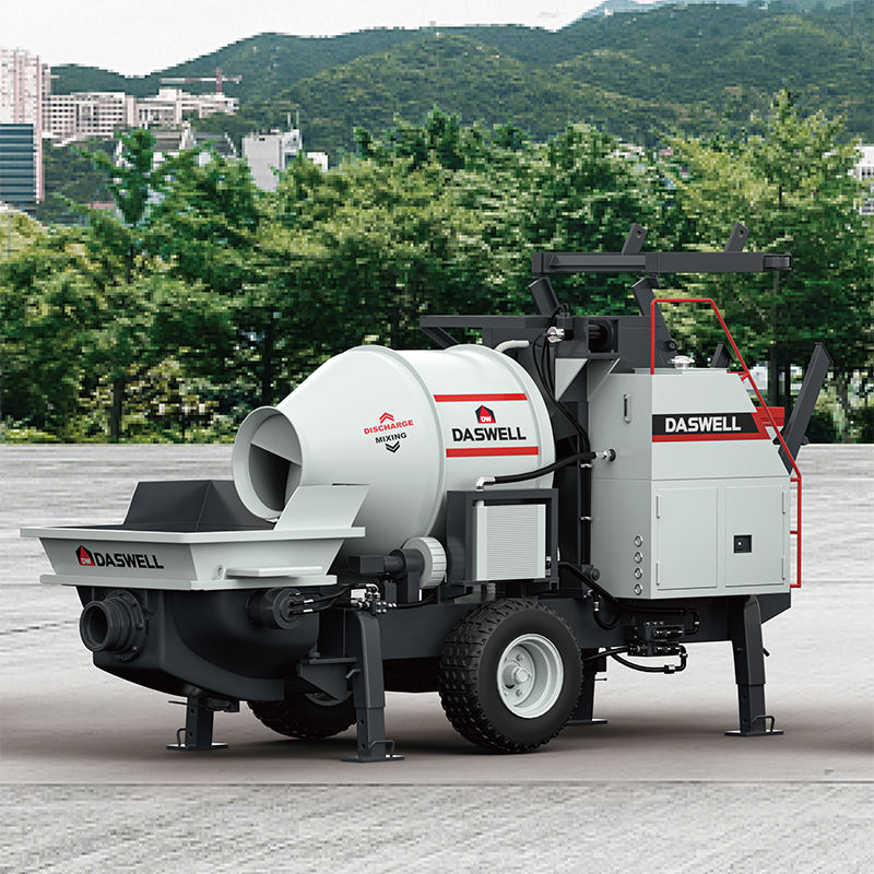 Daswell Professional Manufacturer Concrete Pump Concrete Mixer with ...