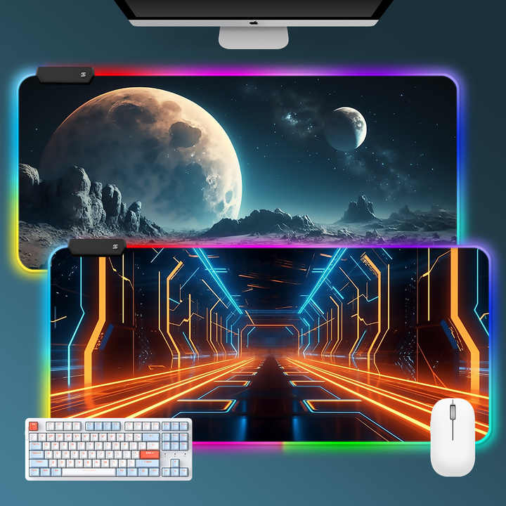 Customizable F1 RGB Desk Mat - Gaming & Creative Accessory