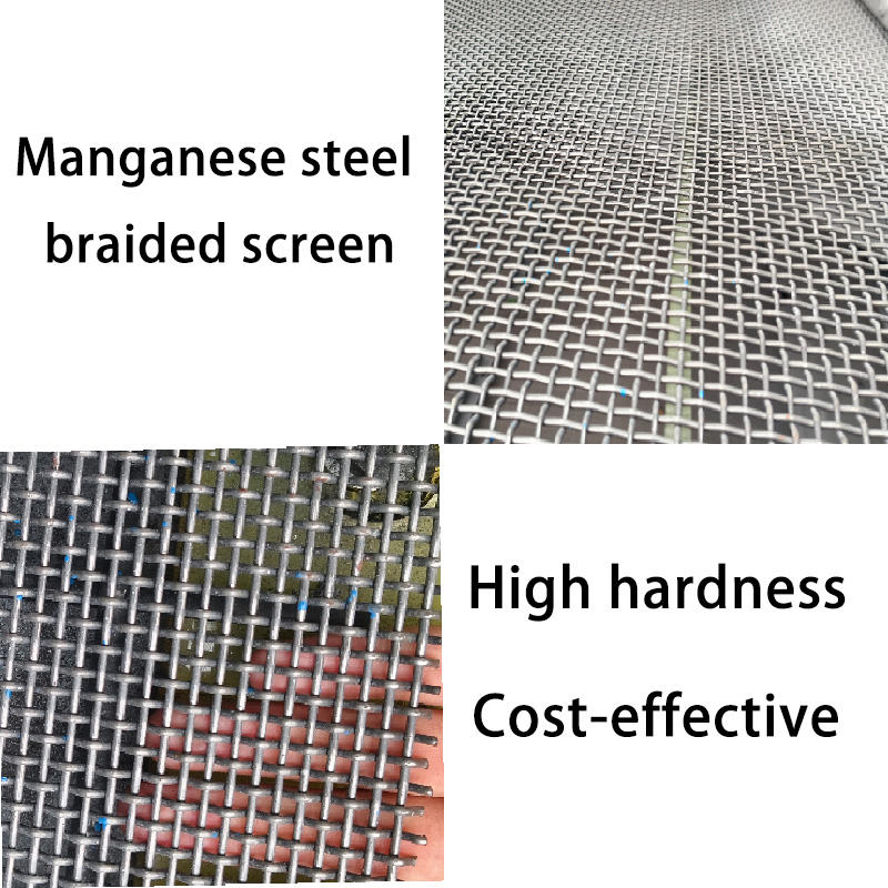 High-quality Manganese Steel Woven Screen Mesh Bent Steel Wire Mesh ...