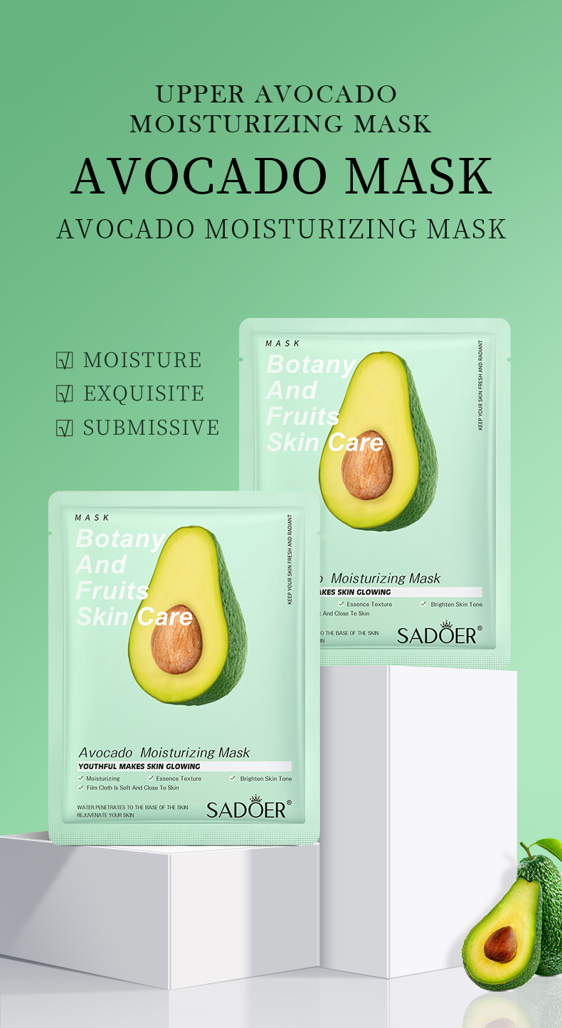 SADOER 8pcs Fruit Face Mask & Anti Wrinkle Moisturizing Skin Care ...