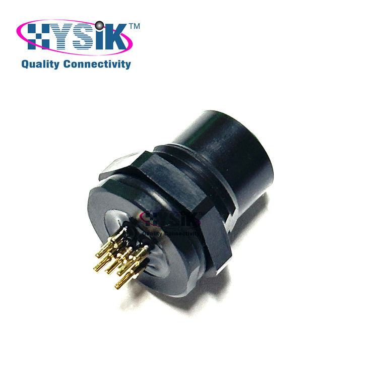 N2K Connector with Wires IP67 NMEA 2000 Panel Mount Plug M12 Bulkhead ...