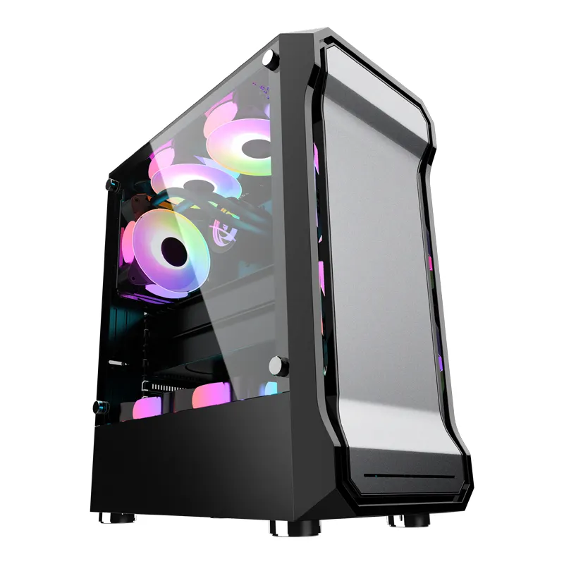 Fantasy WuKong Custom Mid-Tower Gaming Computer Case with Clear Side ...