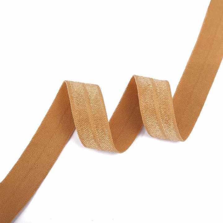 10 mm Garment Nylon Shiny Fold Over Elastic Webbing Band Fabric Bias ...